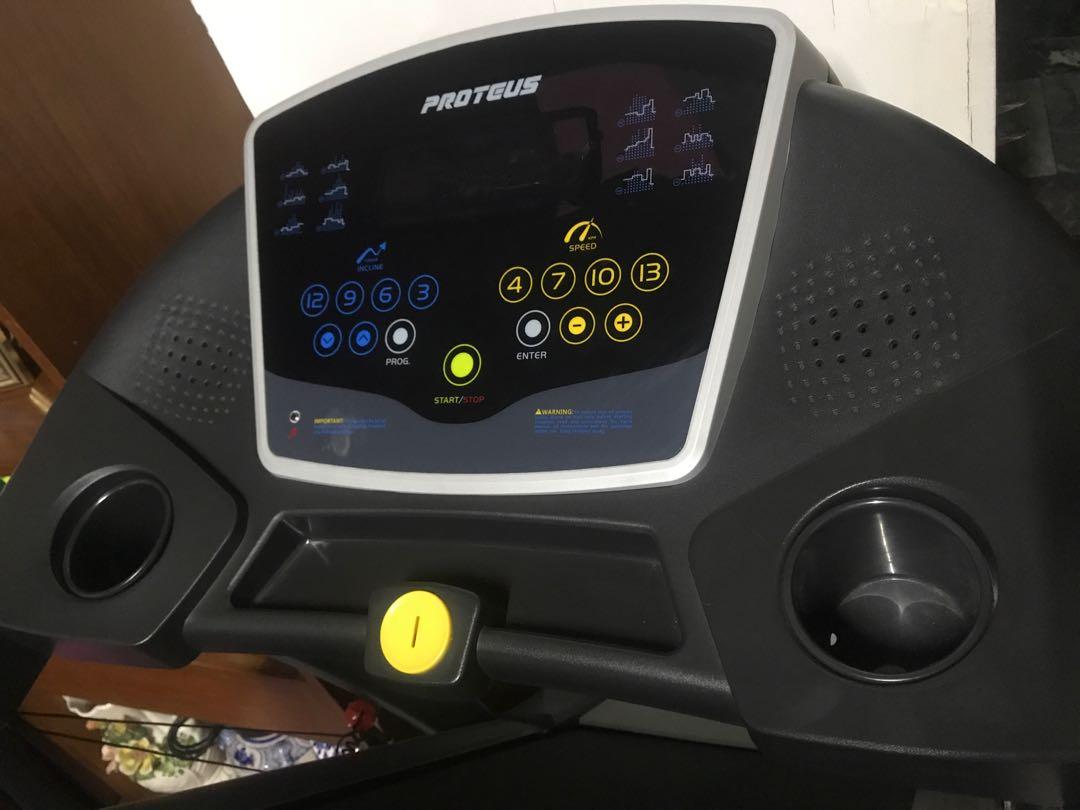 Proteus Motorized Treadmill, Sports Equipment, Exercise & Fitness ...