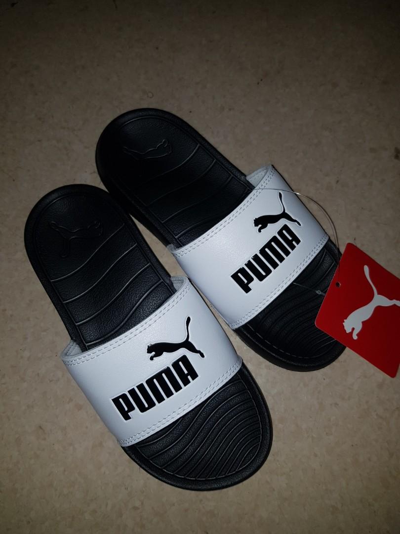 PUMA Slides Slippers POPCAT 20 PS, Babies & Kids, Babies & Kids Fashion ...