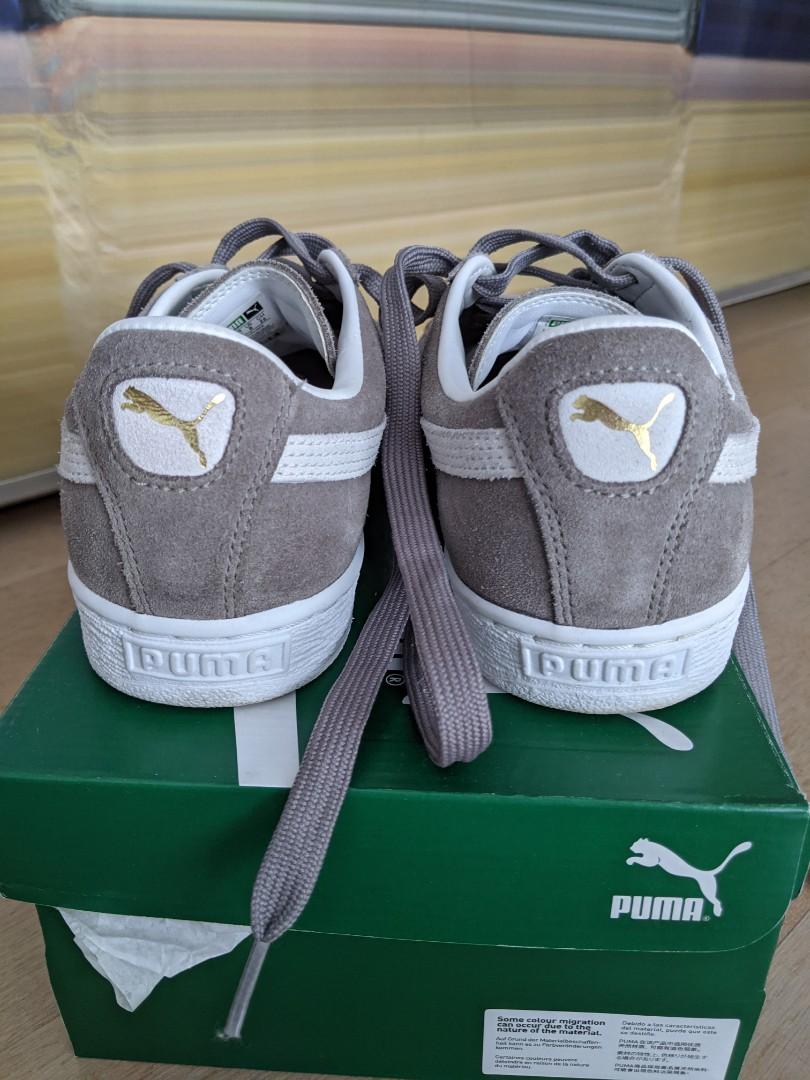 Puma Suede Classic+ Grey, Men's Fashion, Footwear, Sneakers on Carousell