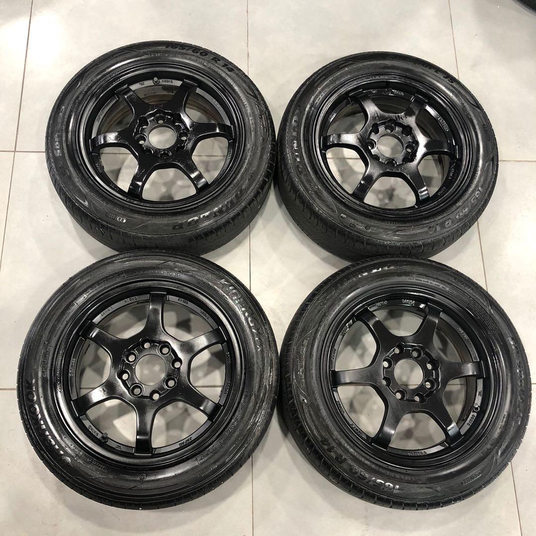 Rim SSR Type C 14 kancil kelisa, Auto Accessories on Carousell