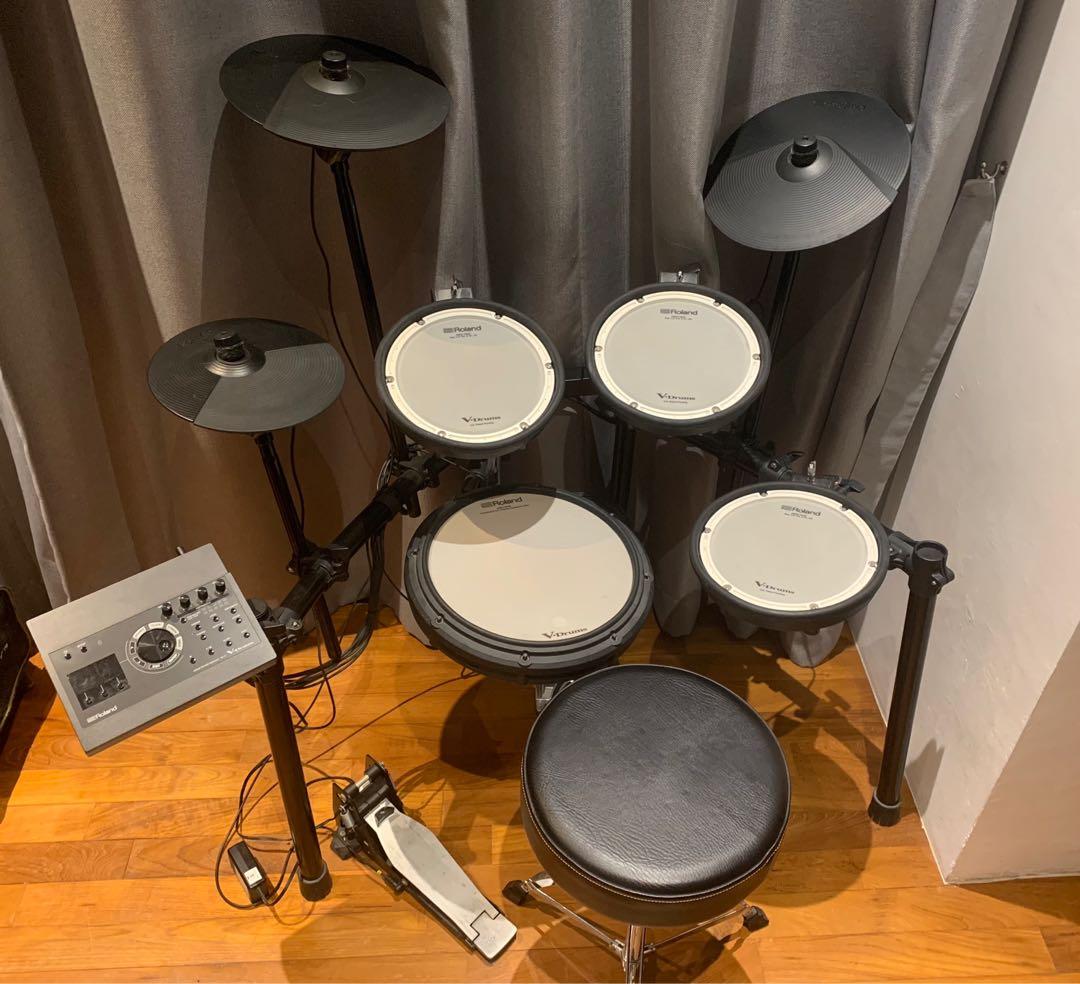 Roland TD-17KV Drum Kit With Drum stool and MDSCOM Stand, Hobbies ...