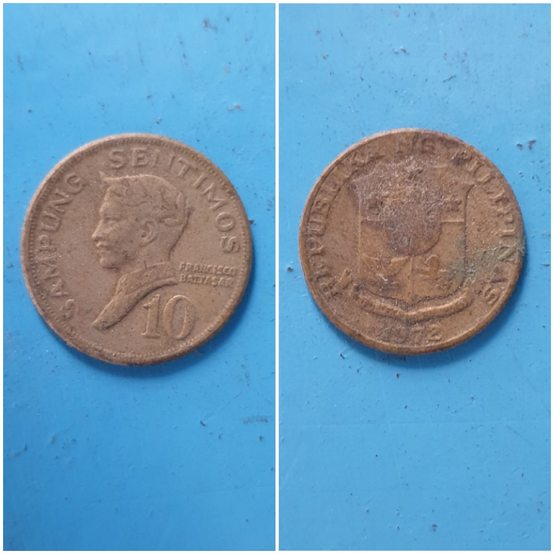 Sampung Sentimos (10 centavos) 1972, Hobbies & Toys, Memorabilia ...