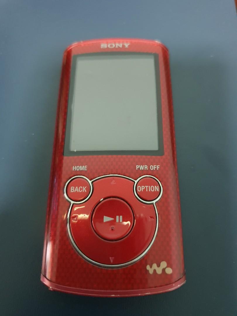 Sony Walkman NWZ-E463 Red 4GB, Audio, Portable Music Players on Carousell