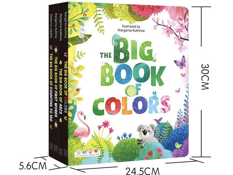 The Big Book of first words, ABC, colors, counting, Hobbies & Toys ...