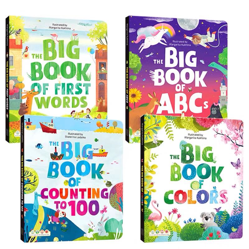 The Big Book of first words, ABC, colors, counting, Hobbies & Toys ...