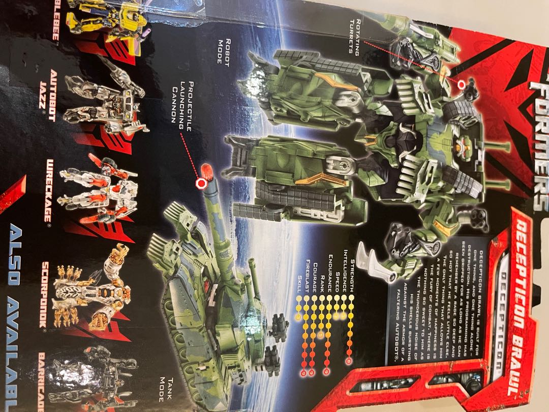 Transformers Movie 2007 Brawl Decepticon Deluxe Class, Hobbies & Toys ...