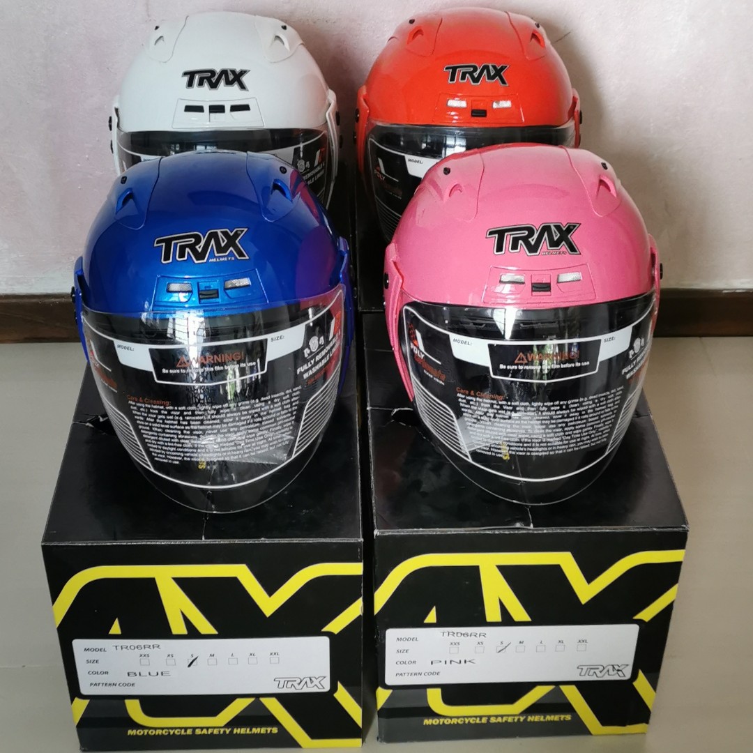 Trax Helmet, Motorcycles, Motorcycle Accessories on Carousell