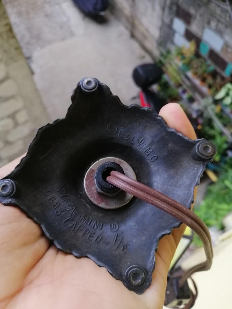 Vintage L&L WMC TIFFA Mini 9883 TAPPED - 1/8 SMALL DESK LAMP STAINED ...