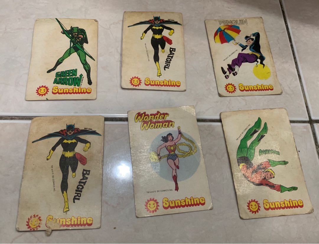 Vintage Sunshine Bread Superheroes Cards, Hobbies & Toys, Collectibles ...