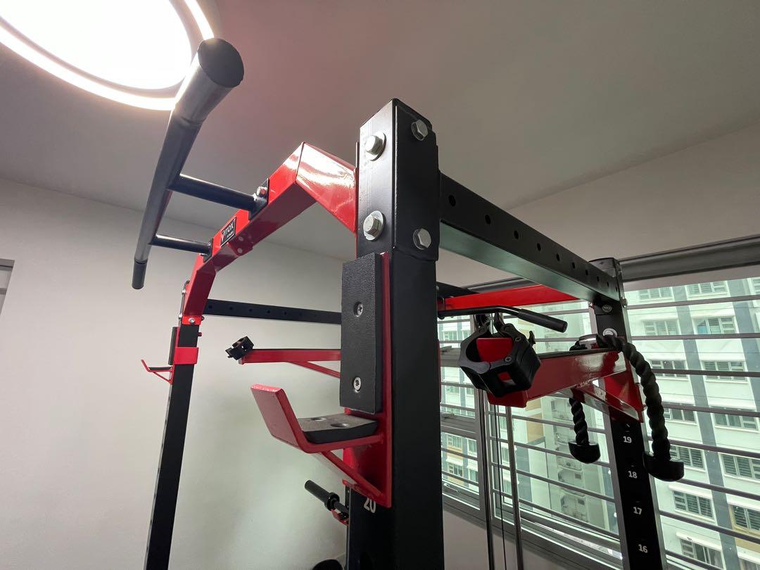 Vitox exercise Rack with Lats cable & tons of accessories, Sports ...