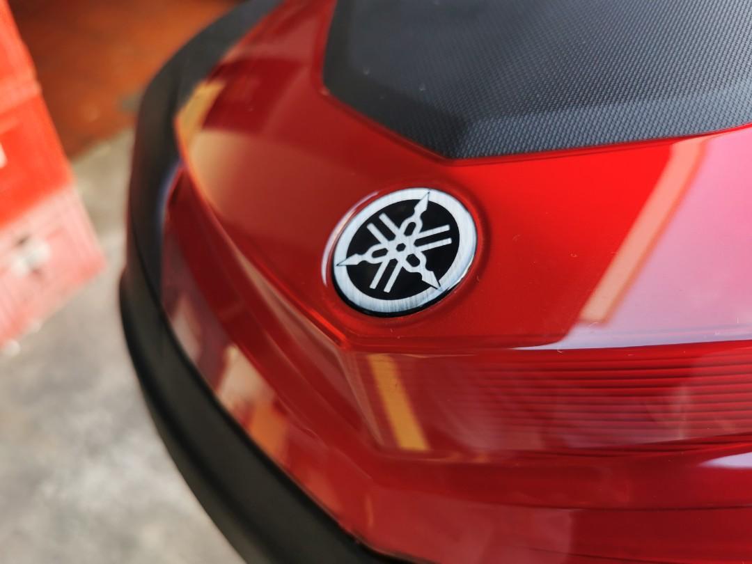 Yamaha Top Box Original 50L 50 Litres very new, Motorcycles, Motorcycle ...