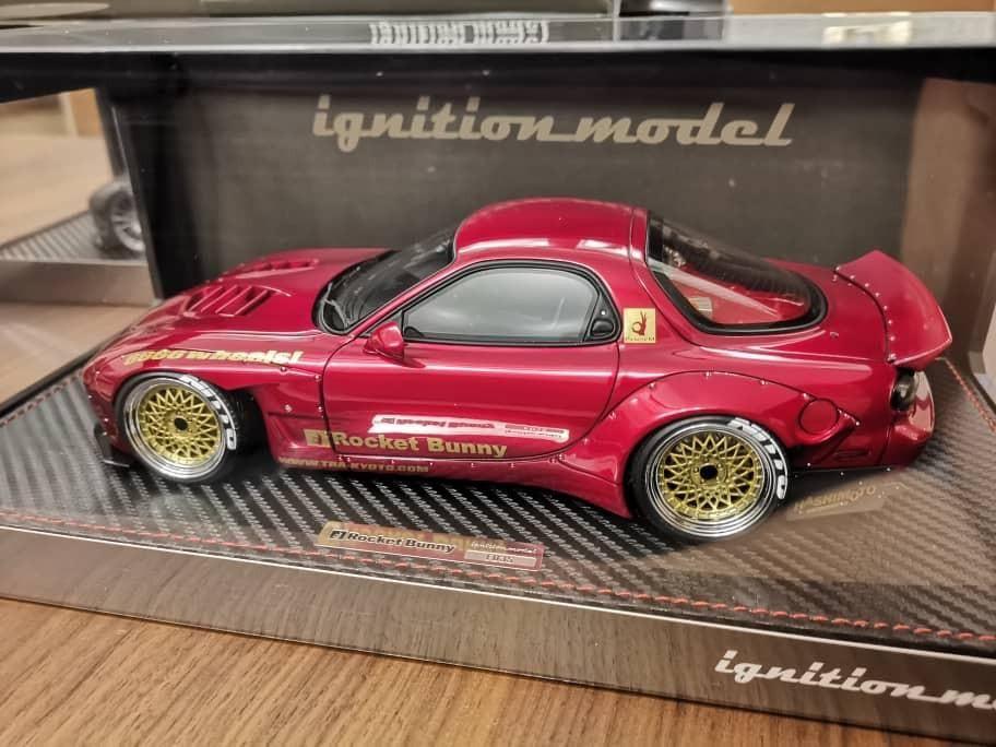 1/18 Ignition Model IG Rocket Bunny RX-7 IG1035, 興趣及遊戲, 玩具 & 遊戲類 - Carousell