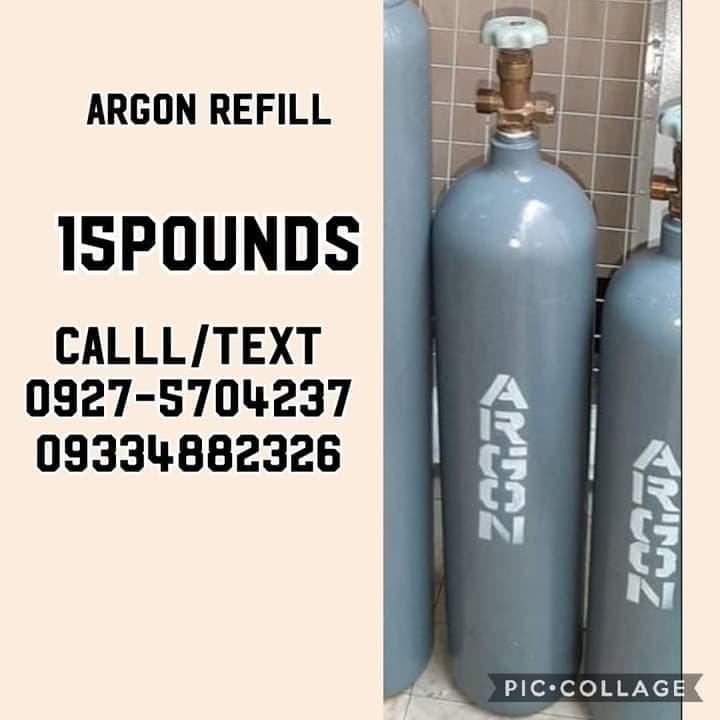 15lbs Argon tank Refill., Health & Nutrition, Medical Supplies & Tools ...