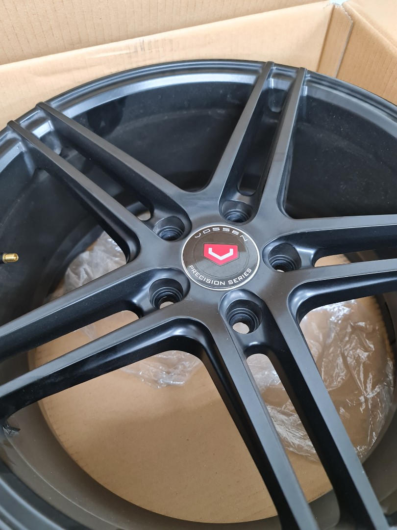 17" Full Black Sport Rims, Car Accessories, Tyres & Rims on Carousell