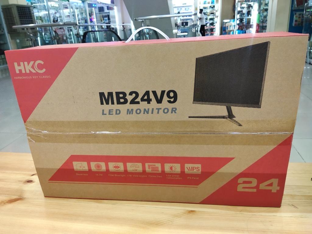 24" HKC-MB24V9-NEW IPS 75HZ BORDERLESS FLAT MONITOR, Computers & Tech ...