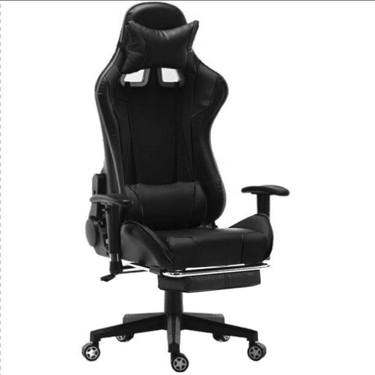 4D Gaming chair BN-New PU Leather Chair With leg rest, Furniture & Home ...