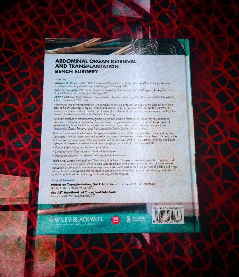 Abdominal Organ Retrieval And Transplantation Bench Surgery, Hobbies ...