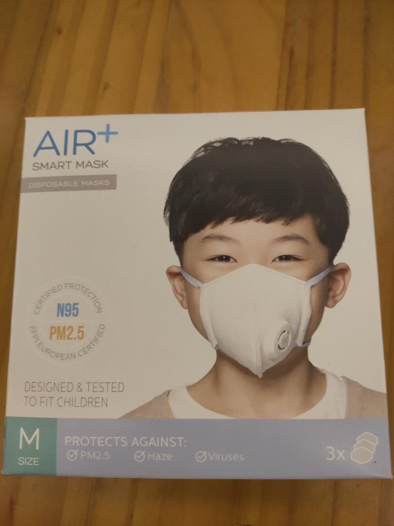 Air+ smart mask N95, Health & Nutrition, Face Masks & Face Shields on ...