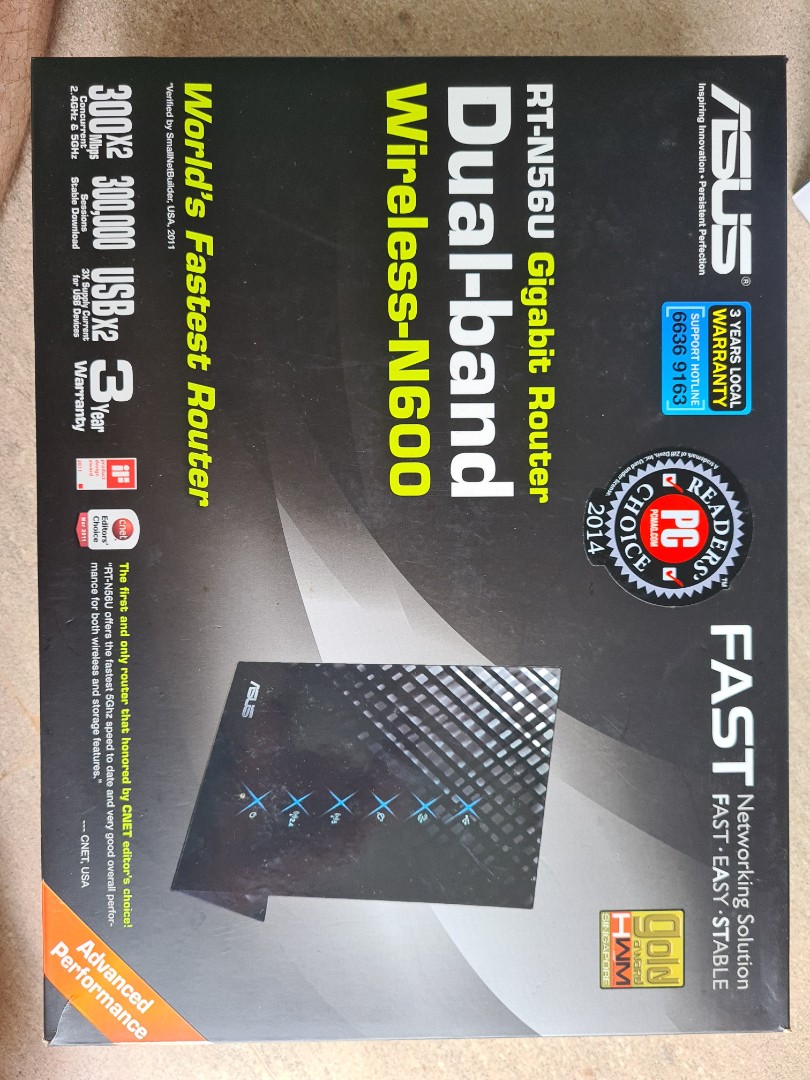 Asus N600 wireless router, Computers & Tech, Parts & Accessories ...