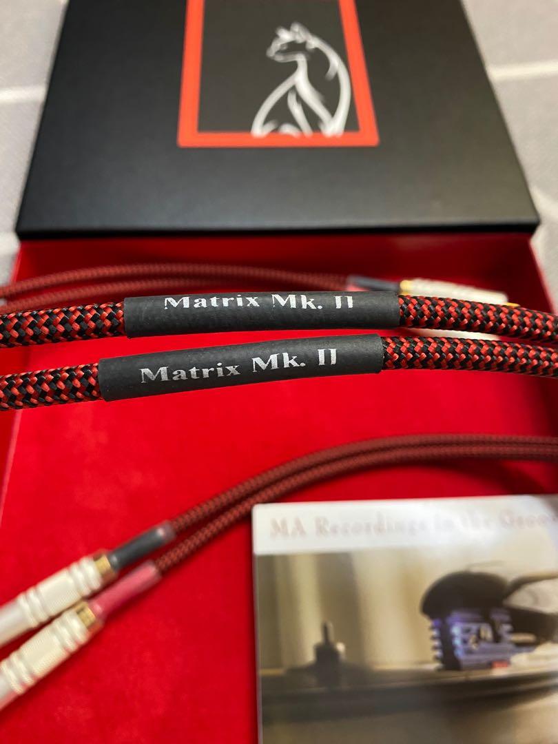 Black Cat Matrix MKII RCA interconnect, Audio, Other Audio Equipment on ...