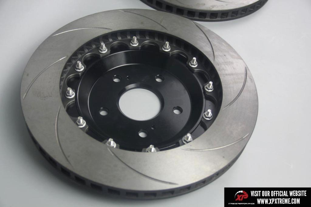 BRAKE AP RACING SET 4 POT 340MM HONDA CIVC FD FB FC ODYSSEY RB1 RB2 RB3 ...