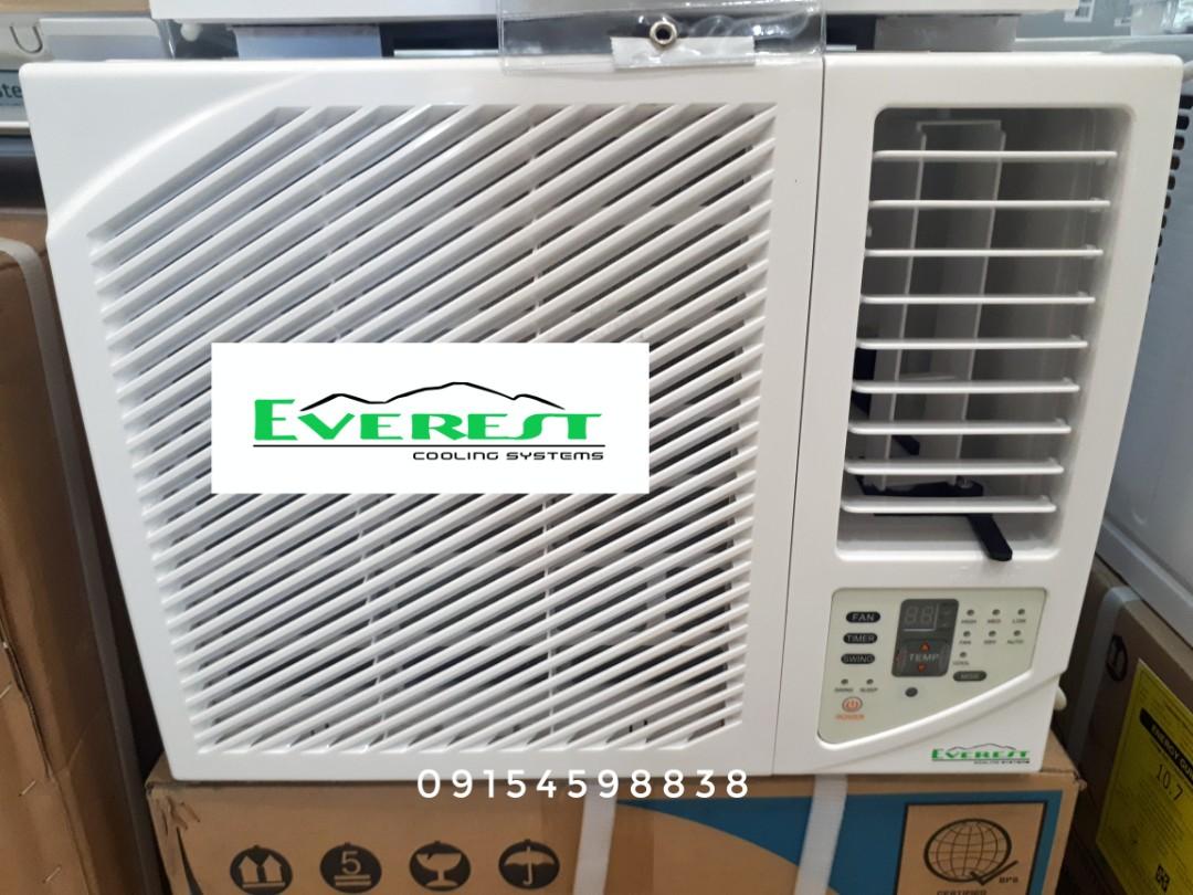 Brand New Everest Window Type Aircon, TV & Home Appliances, Air ...