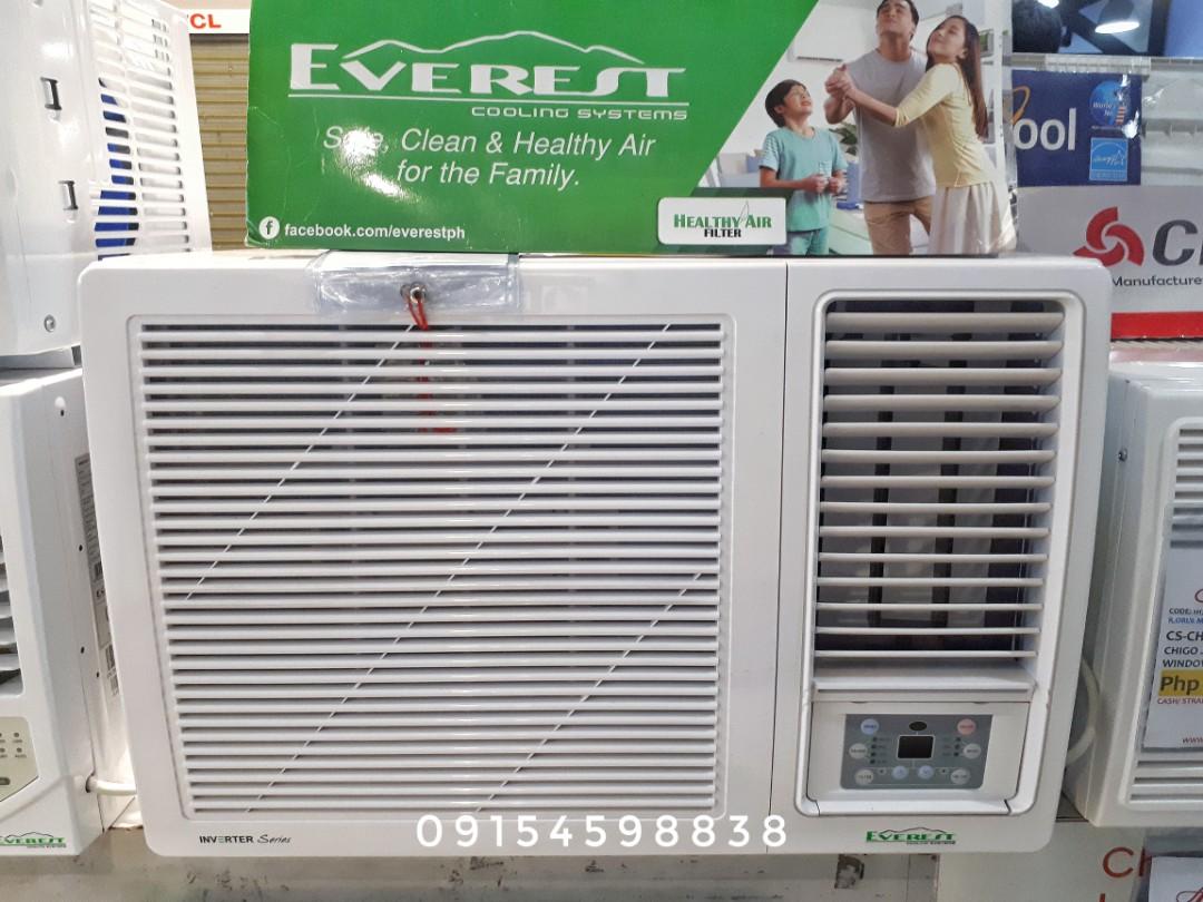 Brand New Everest Window Type Aircon, TV & Home Appliances, Air ...