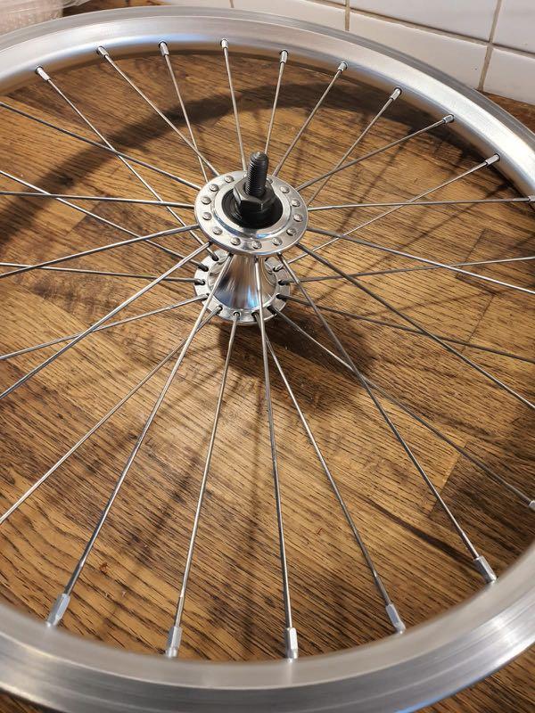 Brompton Front Wheel, Sports Equipment, Bicycles & Parts, Parts ...