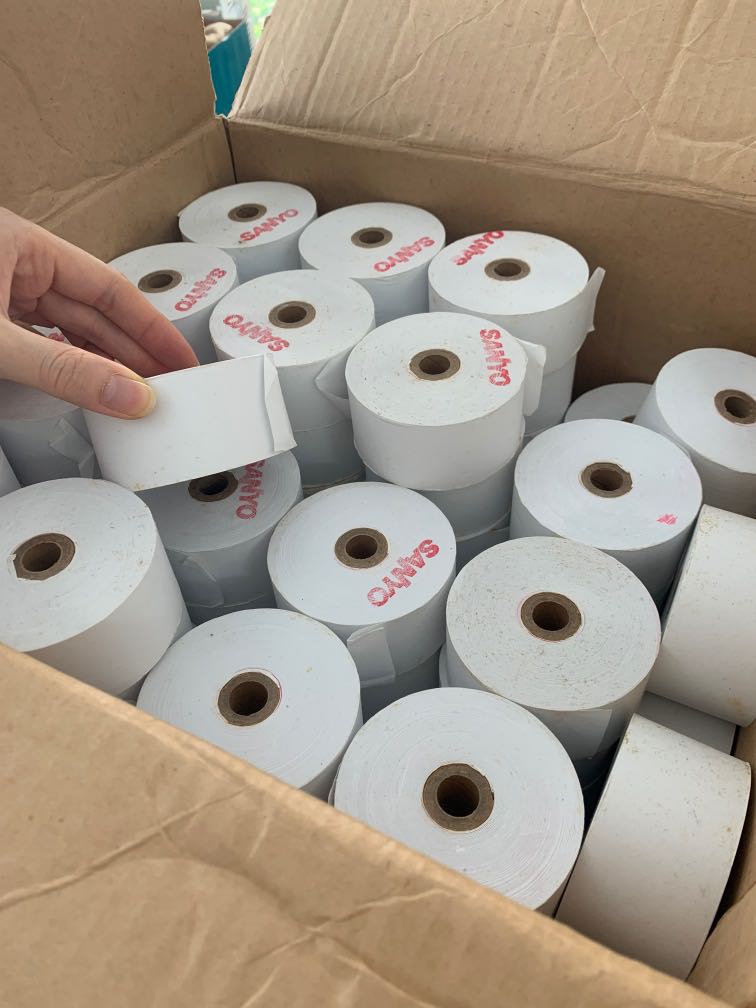 Cashier/Calculator Receipt Paper, Everything Else on Carousell