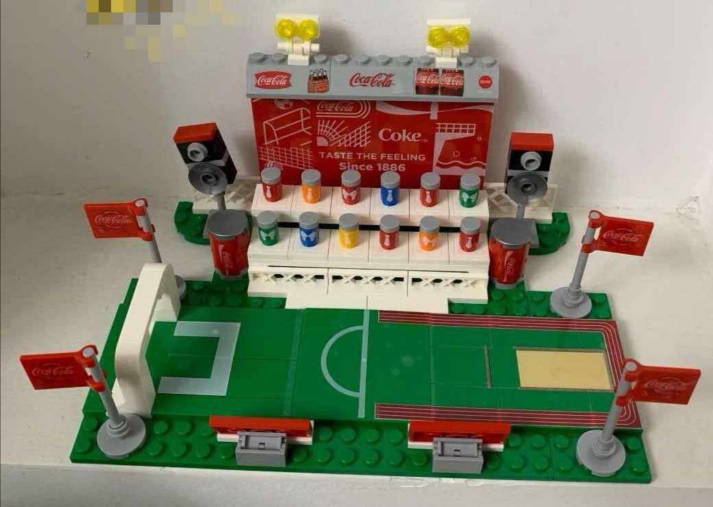 Coca Cola x Family Mart Compatible Lego Block set - Stadium, Hobbies ...