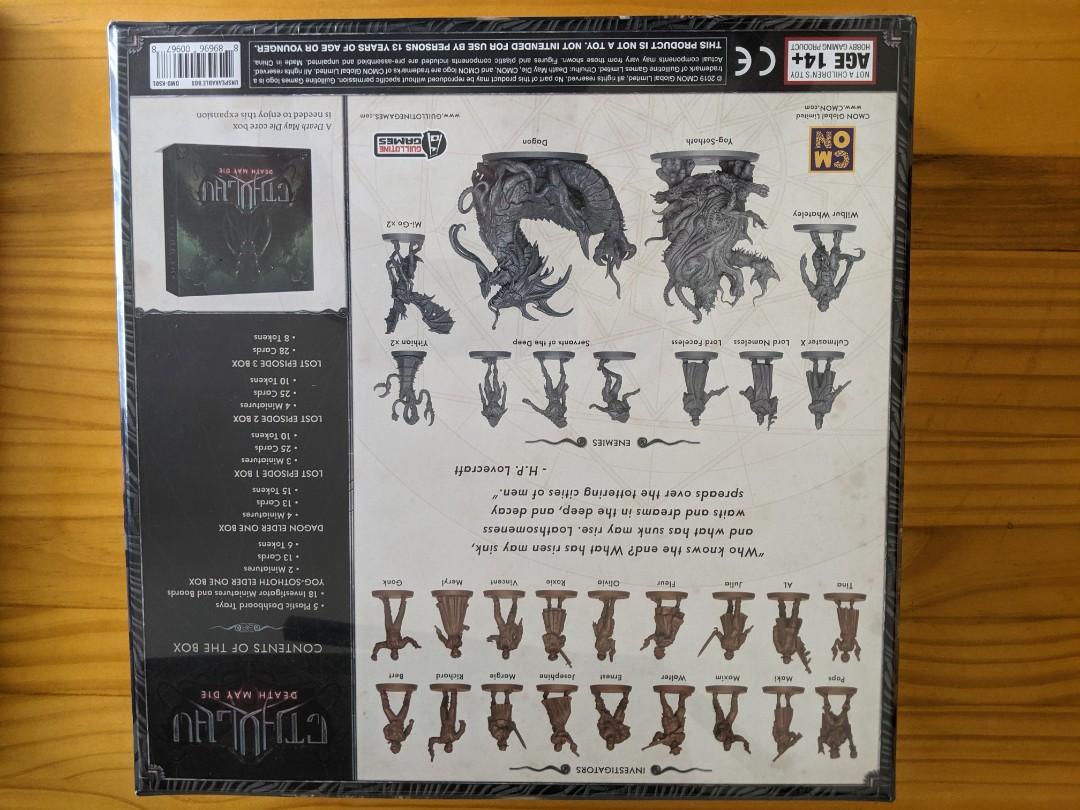 Cthulhu Death May Die: unspeakable box, Hobbies & Toys, Toys & Games on ...