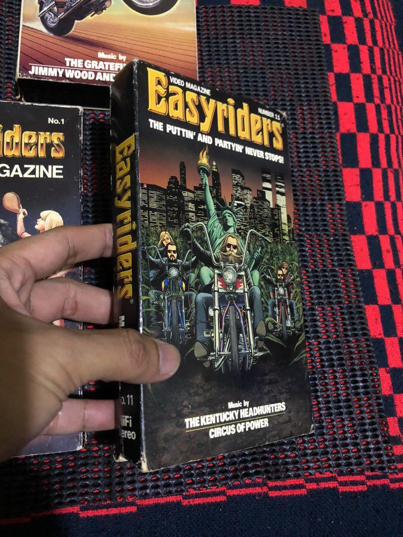 Easy riders vhs tapes, Hobbies & Toys, Memorabilia & Collectibles ...