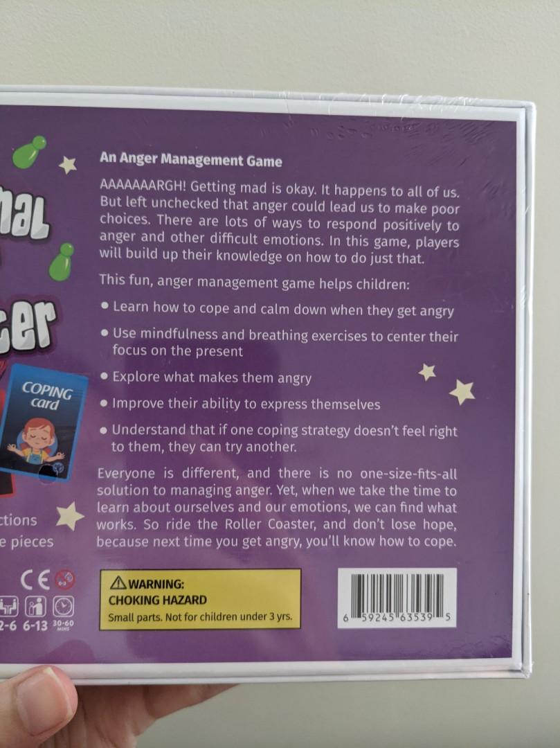 Emotional Rollercoaster (Anger Management / Therapy Board Game for Kids ...