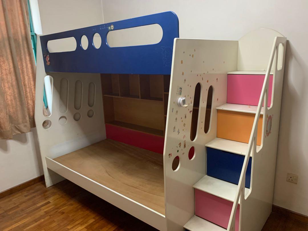 Free double decker for kids!!, Furniture & Home Living, Furniture, Bed ...