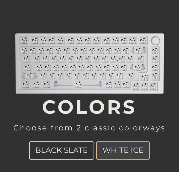 Glorious GMMK Pro 75% Barebones Keyboard (White Ice), Computers & Tech ...