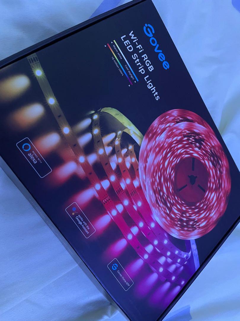Govee WIFI RGB LED Strip lights 65.6ft, Everything Else on Carousell
