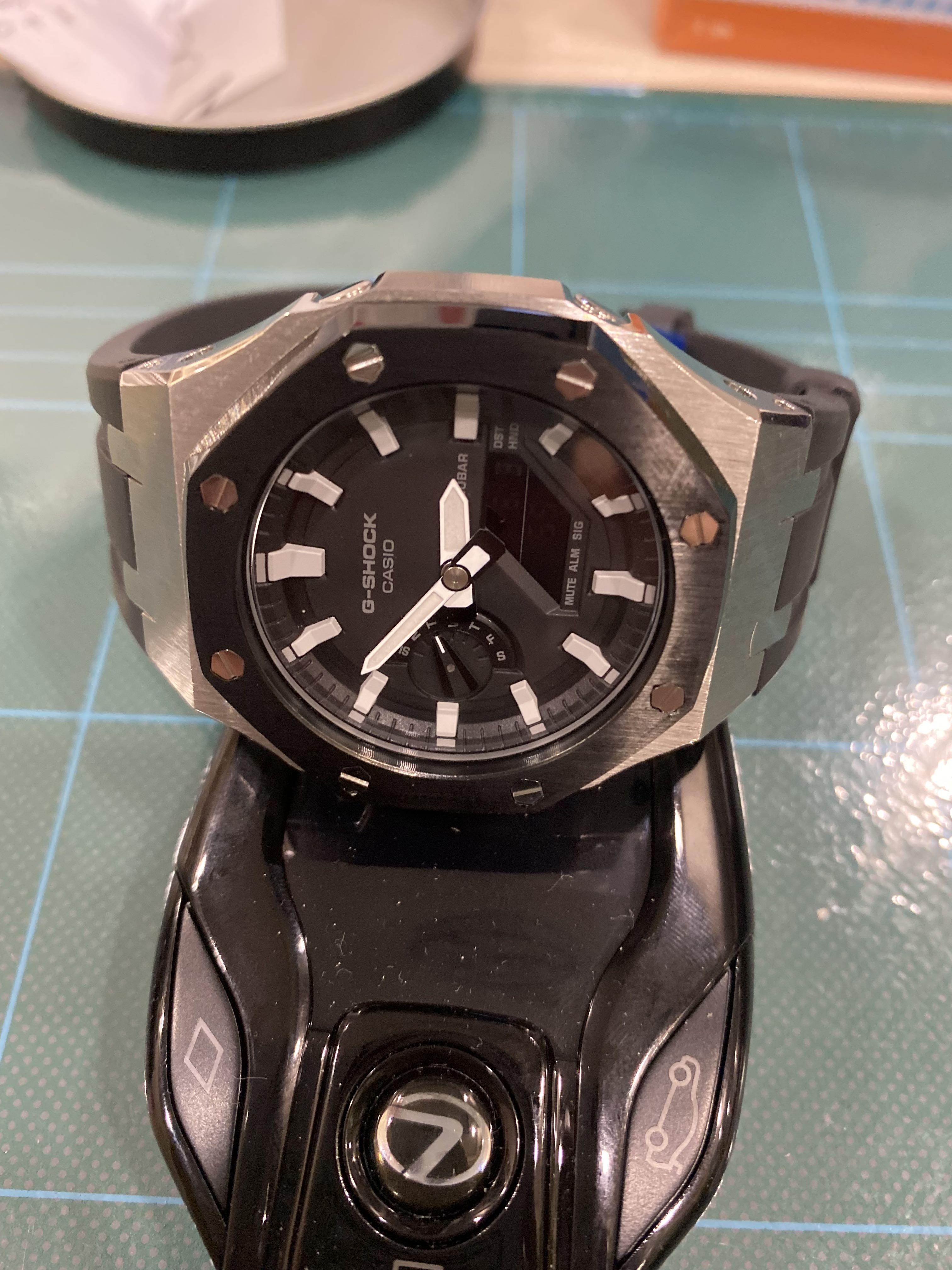 Handsome combination ga2100 white marker design mod, Men's Fashion ...