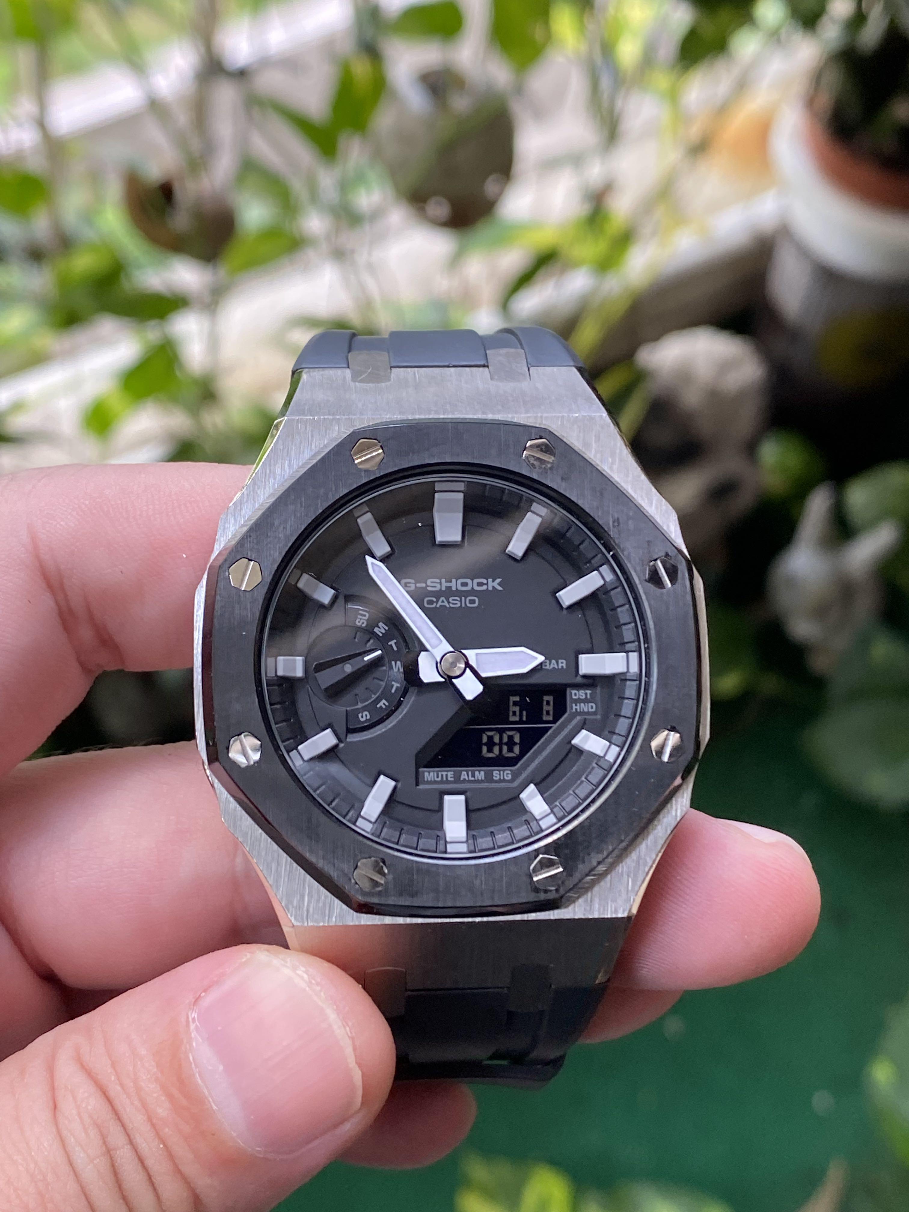Handsome combination ga2100 white marker design mod, Men's Fashion ...