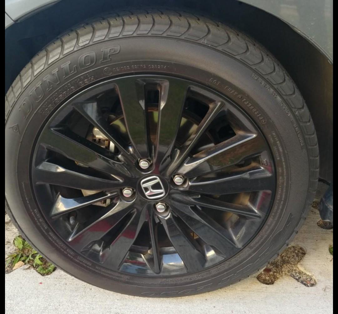Honda Jazz rim, Car Accessories, Tyres & Rims on Carousell