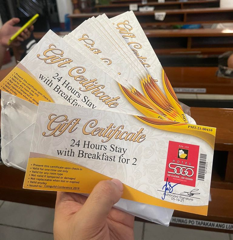 Hotel Sogo Gift Certificates, Tickets & Vouchers, Vouchers on Carousell