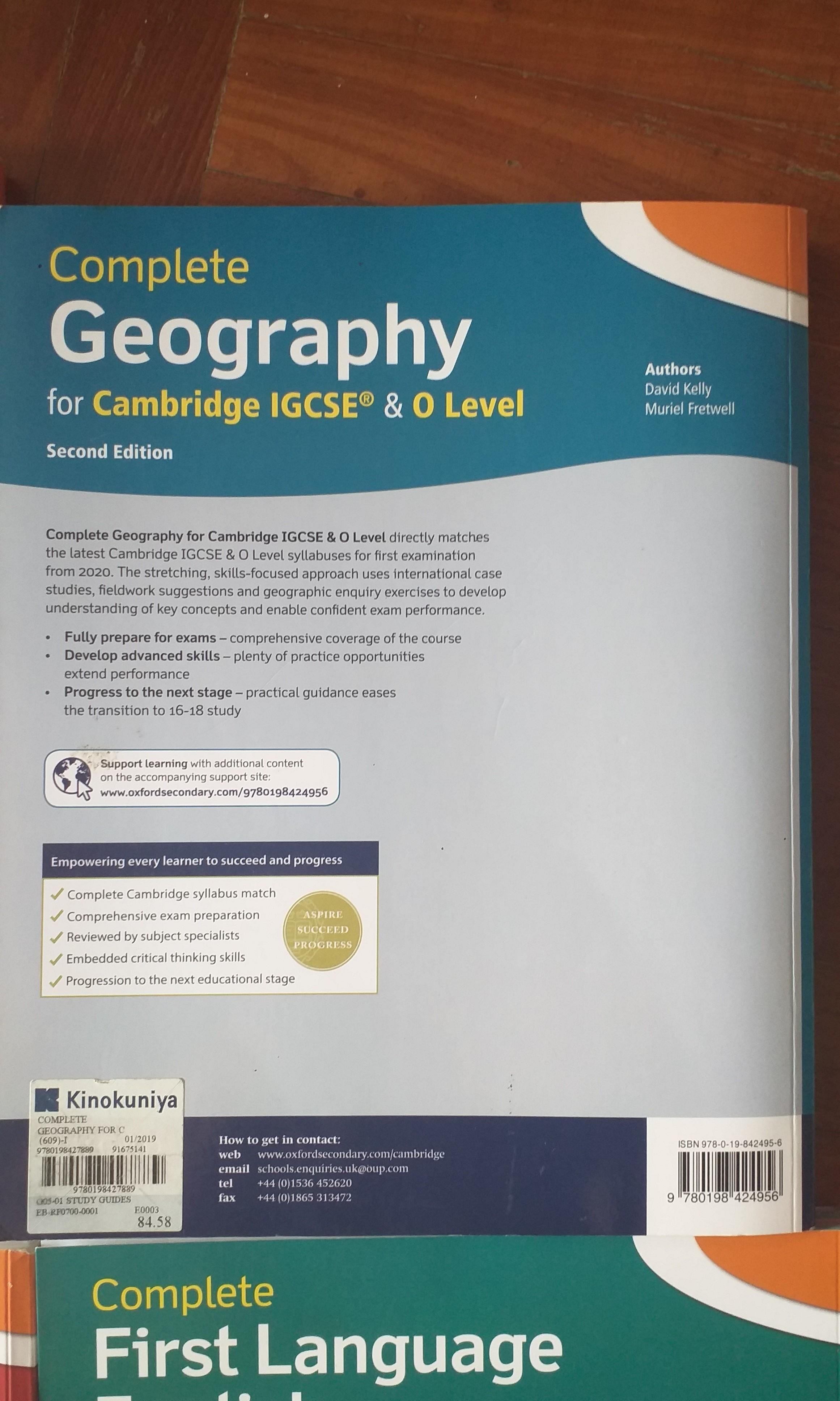 IGCSE History Geography English as First Language, Hobbies & Toys ...