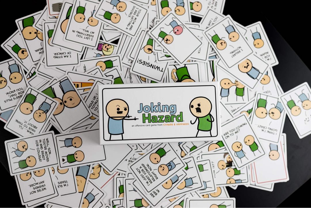 (現貨)Joking Hazard 桌遊party game, 興趣及遊戲, 玩具 & 遊戲類 - Carousell