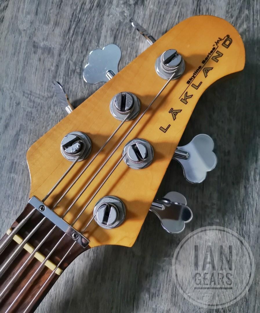 Lakland Skyline 5502 bass guitar, Hobbies & Toys, Music & Media ...