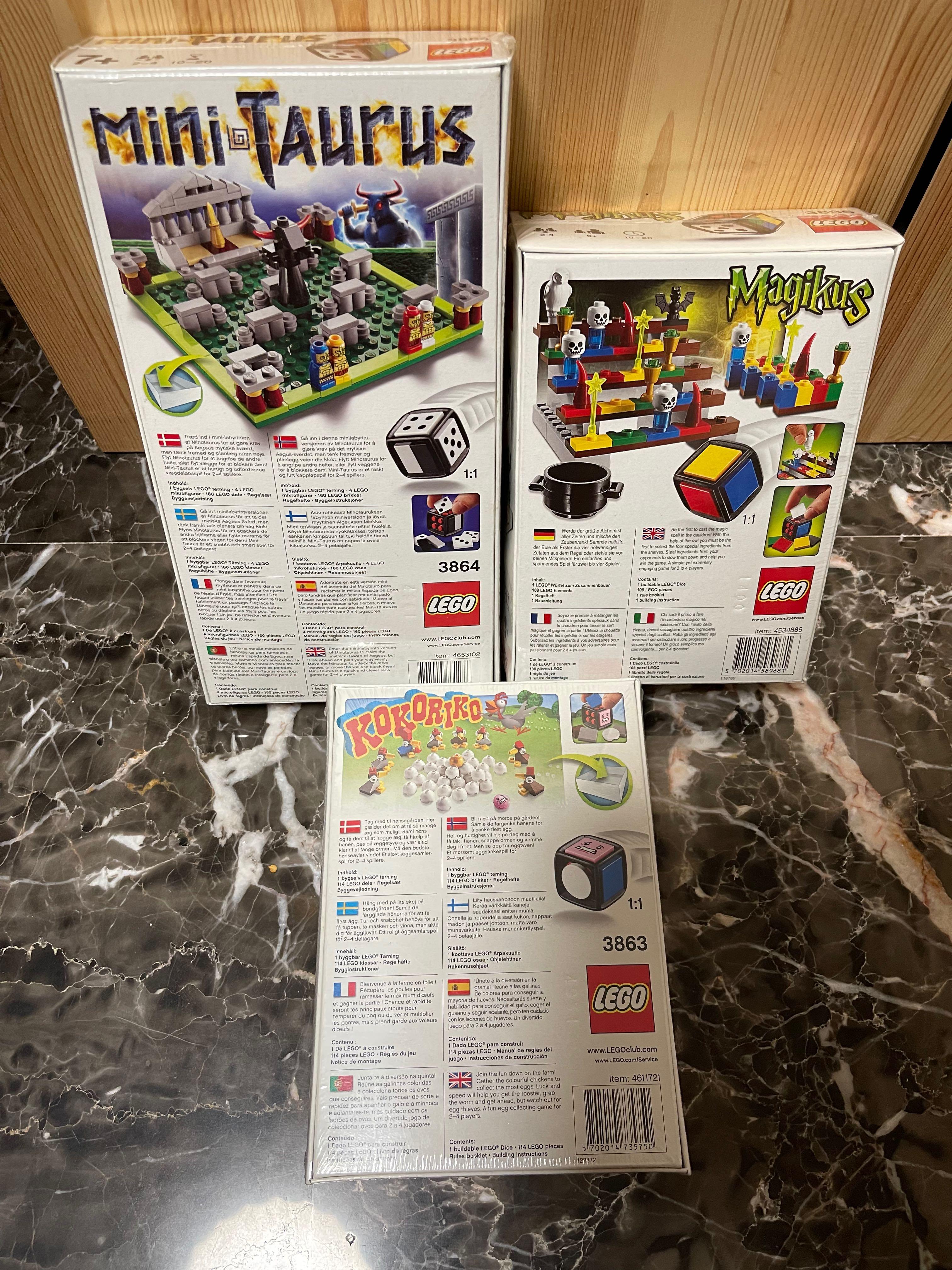 Lego Kokoriko Magikus Mini Taurus Lot New Sealed Board Game