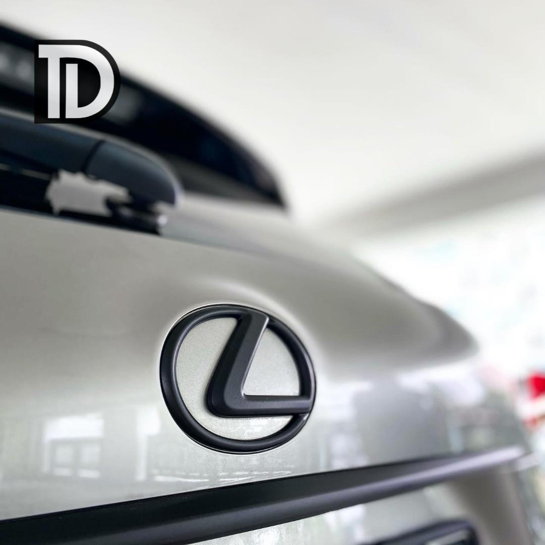 Lexus NX200T Dechrome Lexus NX200T Plastidip Emblem Lexus Logo Wording ...