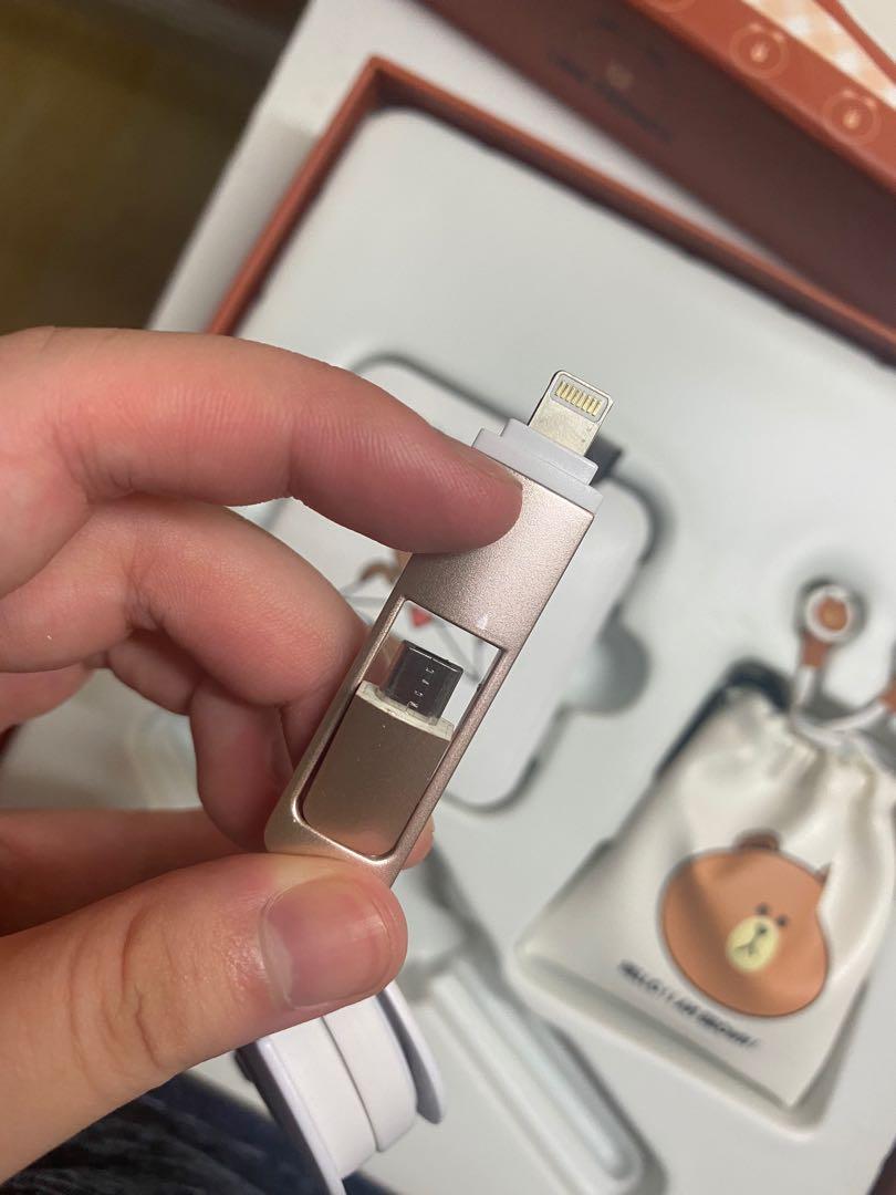 Line Friends Power bank, Earphones, cable set, Computers & Tech, Parts ...