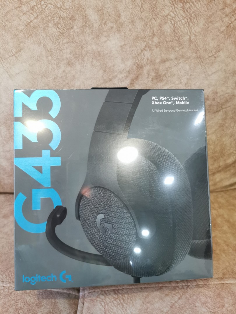 Logitech G433 7.1 SURROUND GAMING HEADSET, Audio, Headphones & Headsets ...