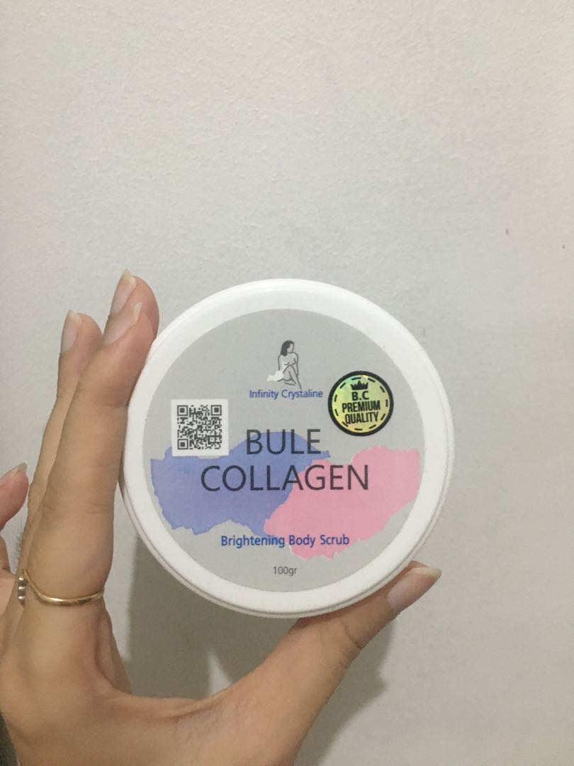 Lulur bule collagen, Kesehatan & Kecantikan, Kulit, Sabun & Tubuh di Carousell