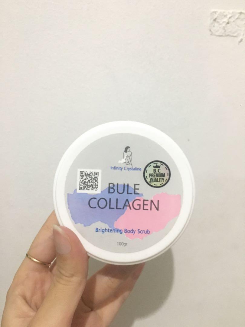 Lulur bule collagen, Kesehatan & Kecantikan, Kulit, Sabun & Tubuh di Carousell