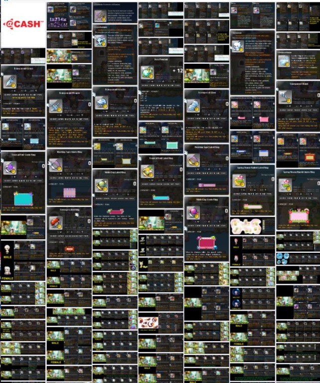 2021 MapleSEA Cash Items (Aquila), Link In Description, Video Gaming ...